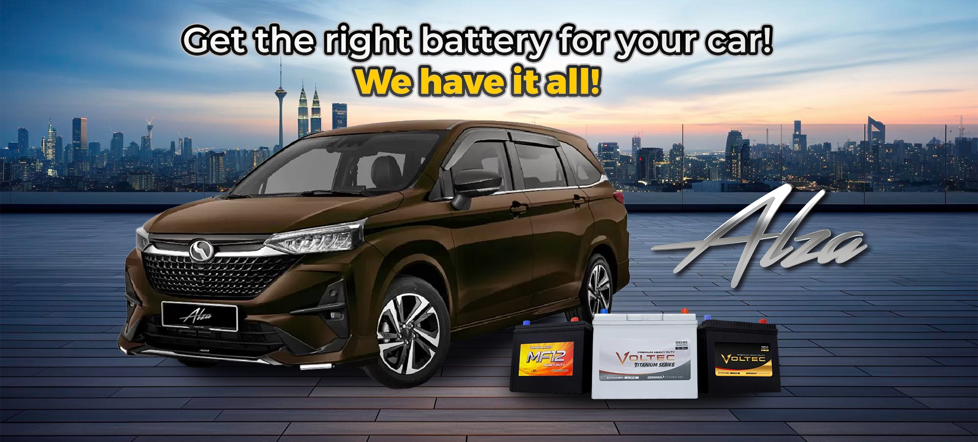 Trusted Perodua Alza Car Battery Replacement Price In Malaysia