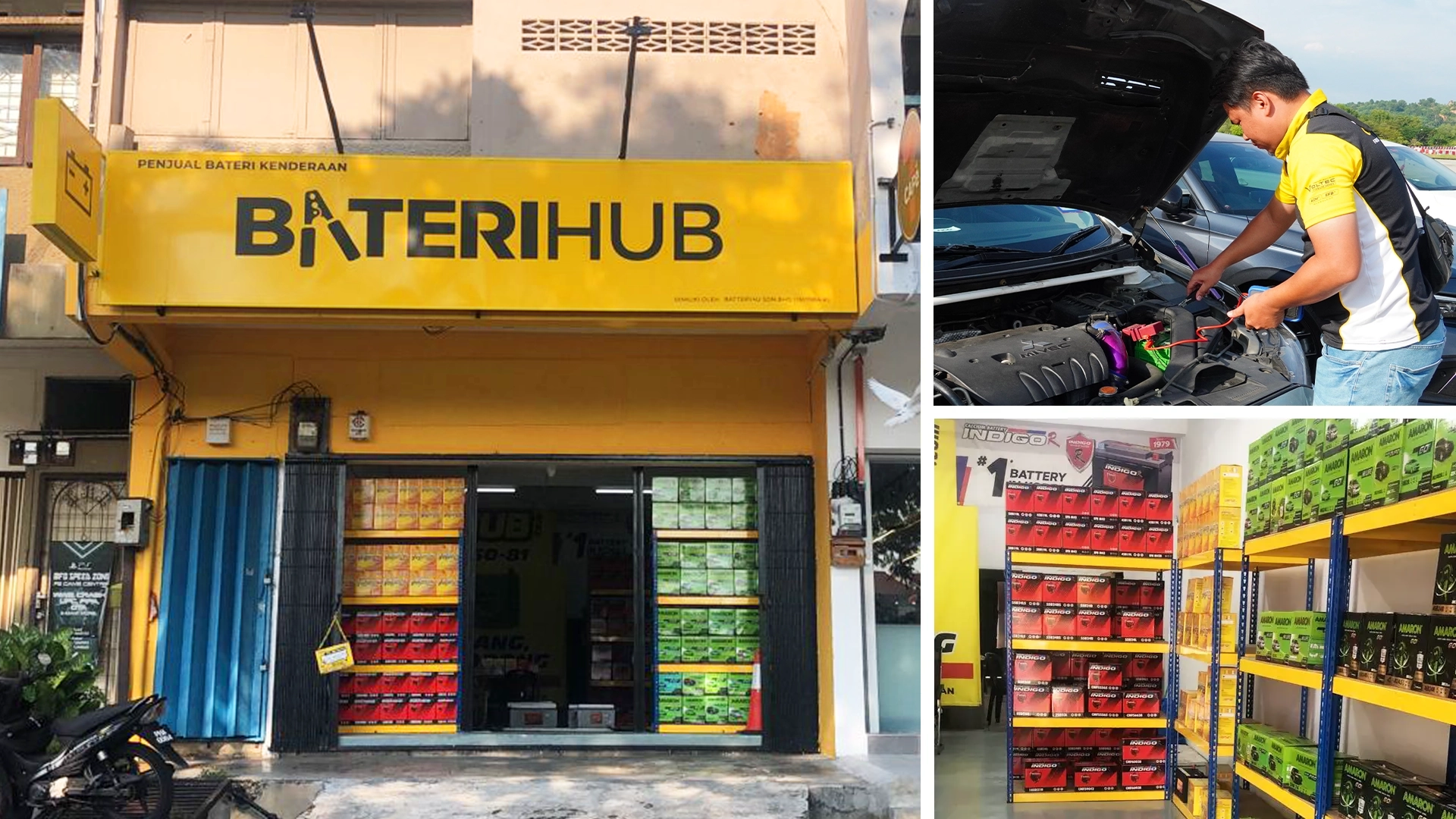 Free Car Battery Service Shop In Sungai Bakap | BateriHub