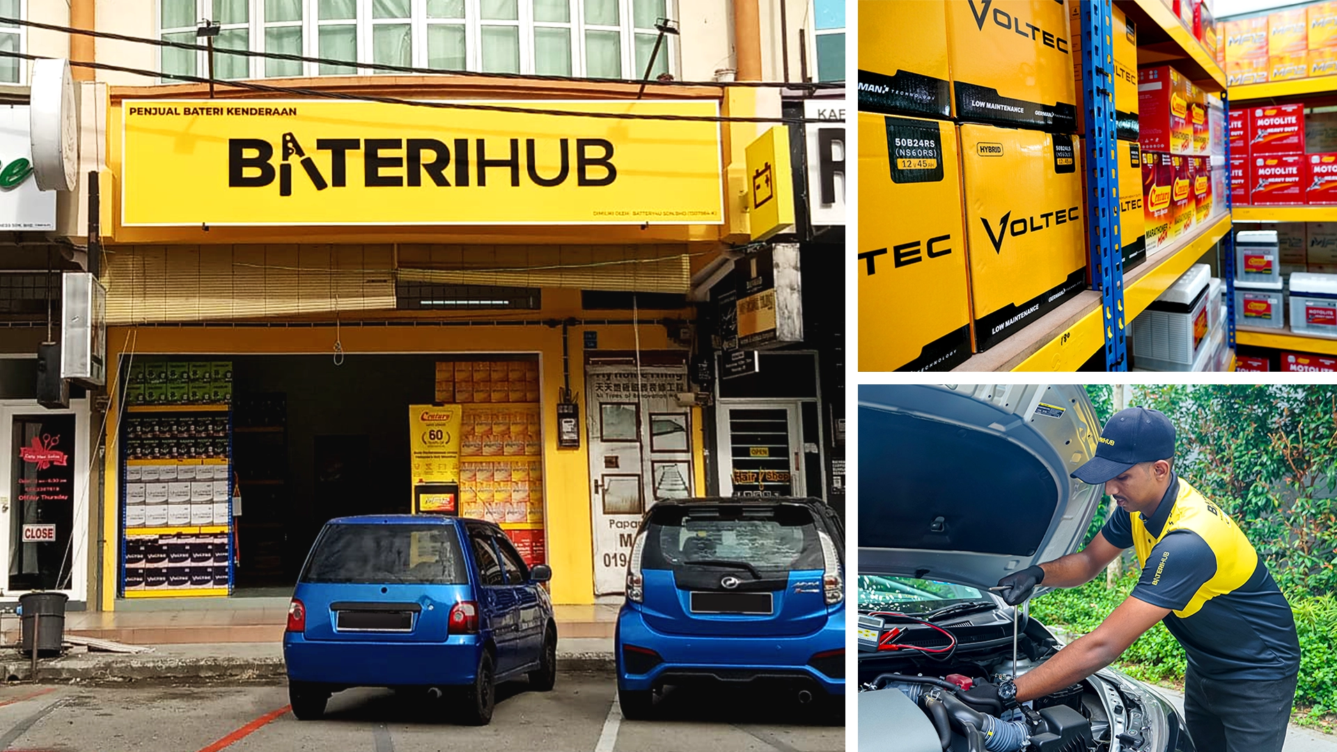 Free Car Battery Delivery Service In Sungai Besar | BateriHub